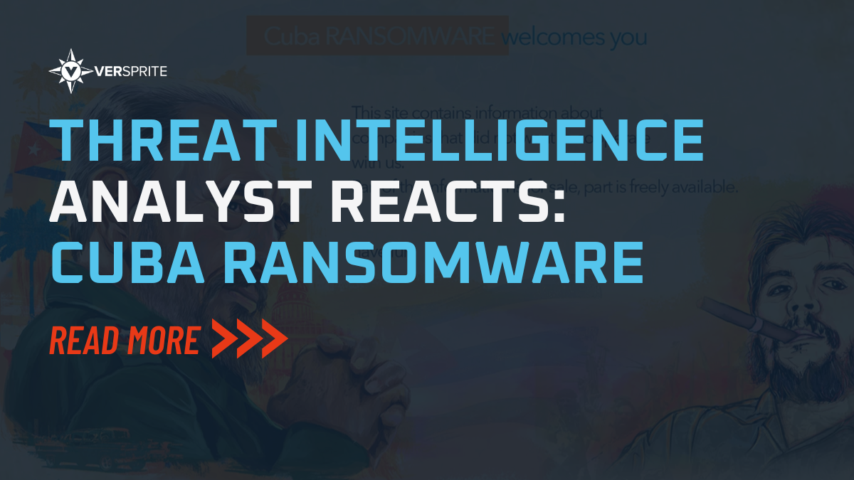 VerSprite Cyberwatch: Security News